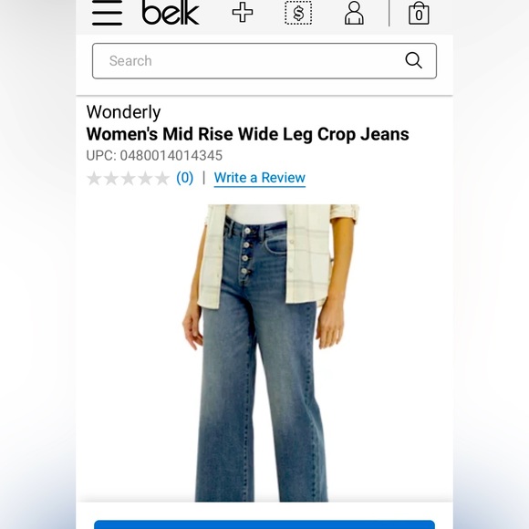 Wonderly | Jeans | Wonderly Cropped Wide Leg | Poshmark